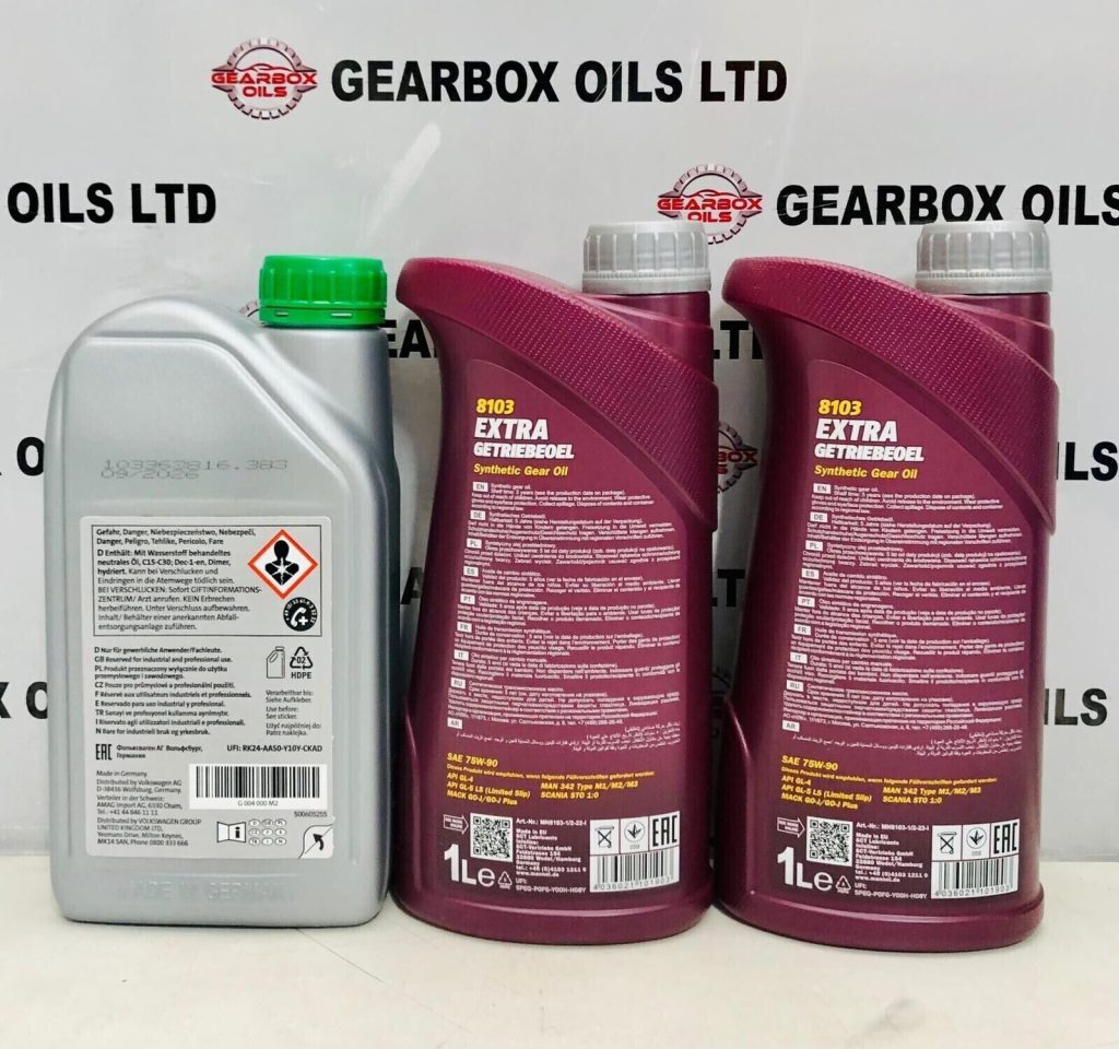VOLKSWAGEN DSG 7SPEED AUTOMATIC GEARBOX FLUID AND MECHATRONIC OIL DQ200 ...