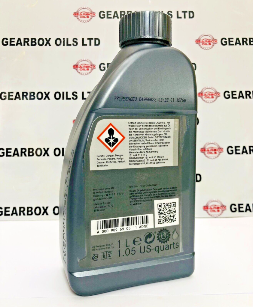 GENUINE MERCEDES BENZ 722.9 AUTOMATIC GEARBOX TRANSMISSION OIL FE 1L MB ...