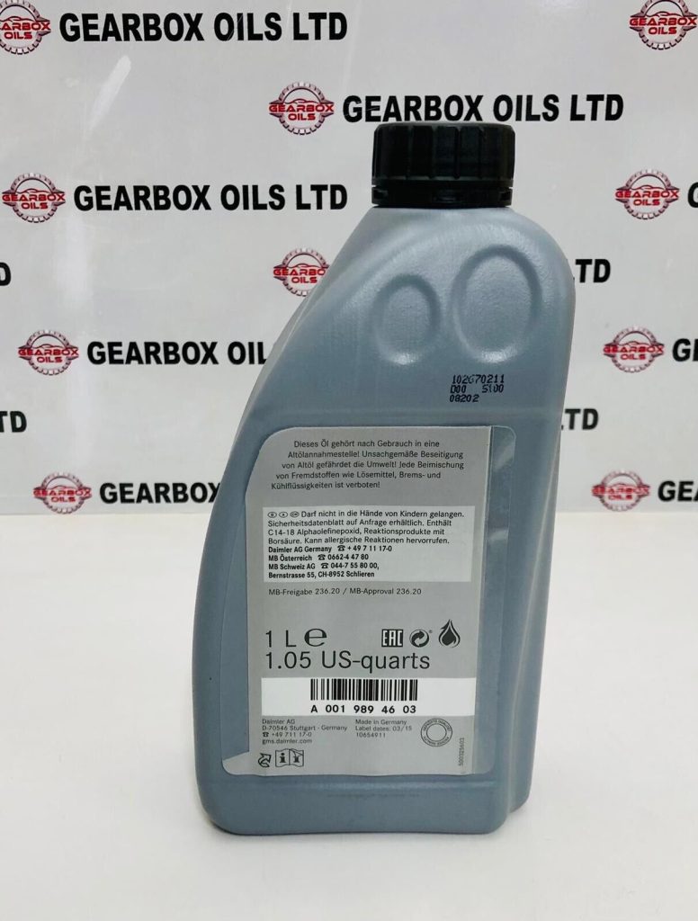 GENUINE MERCEDES BENZ W169-A and W245-B CVT AUTOMATIC GEARBOX FLUID ...