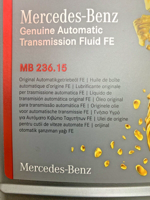 GENUINE MERCEDES BENZ 722.9 AUTOMATIC GEARBOX TRANSMISSION OIL FE 1L MB ...